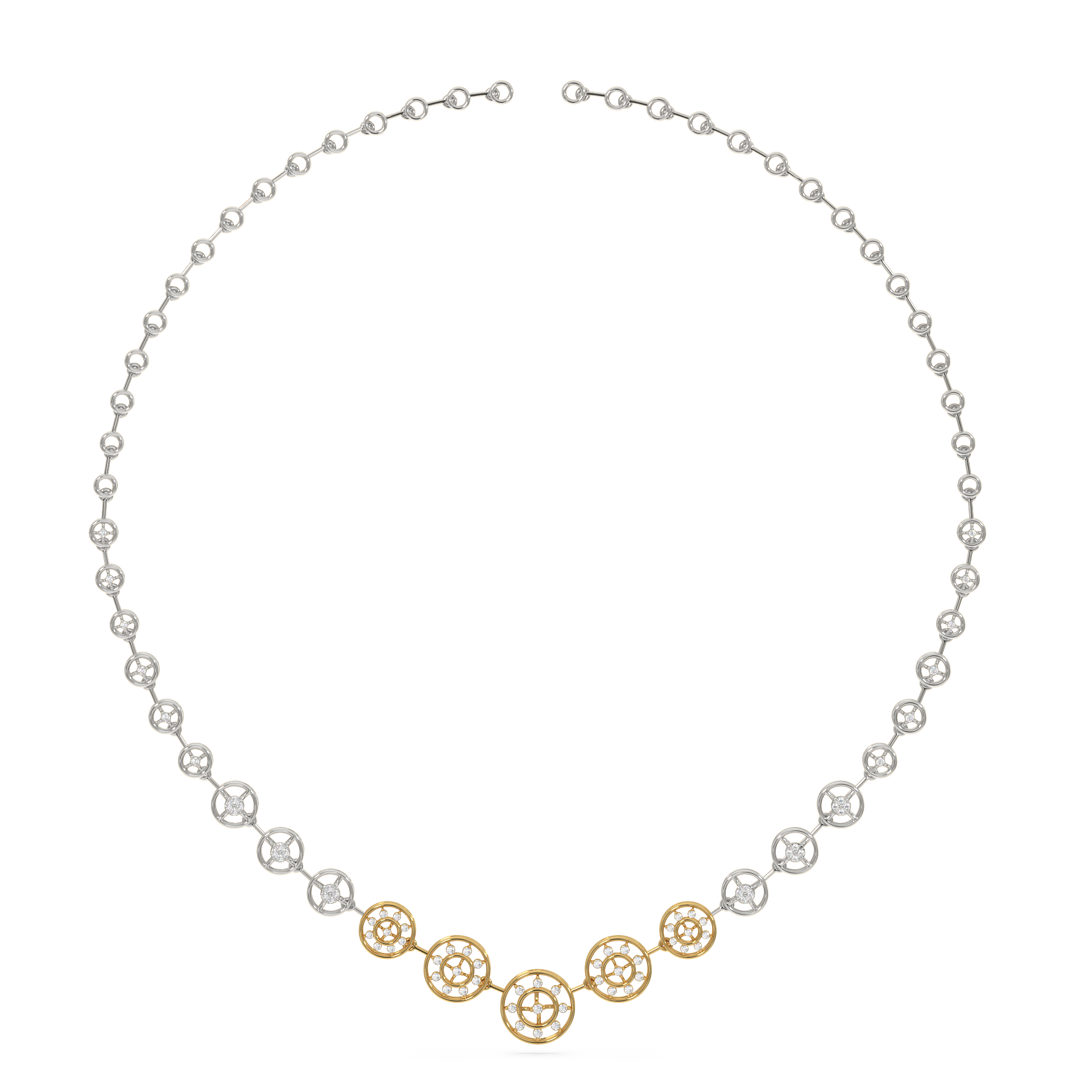 SY Women's Necklace in Gold, Imperial Opulence – SYNDIORA